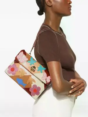 Kurt Geiger Kensington Shoulder Bag With Butterfly Applique