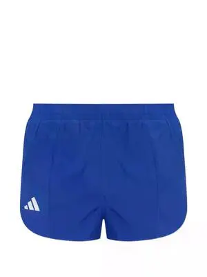 Adidas Adizero Logo-print Shorts - Blue