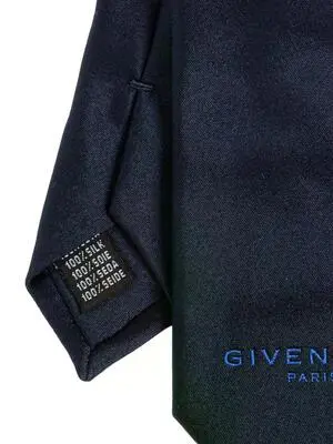 Givenchy Embroidered Silk Tie