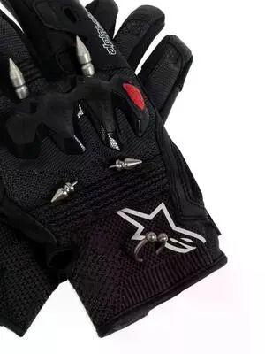 Balenciaga Studded Star Leather Gloves