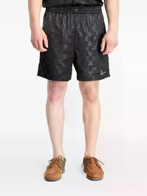 KARL KANI Monogram Track Shorts