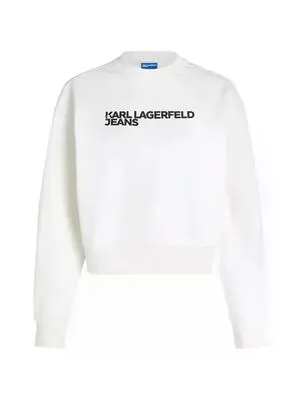 Karl Lagerfeld K/essential Logo-print Sweatshirt - White
