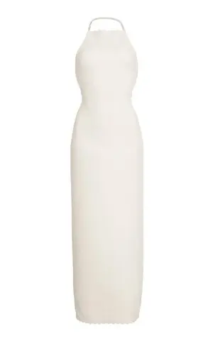 Jacquemus Agave Cotton-blend Maxi Dress - White