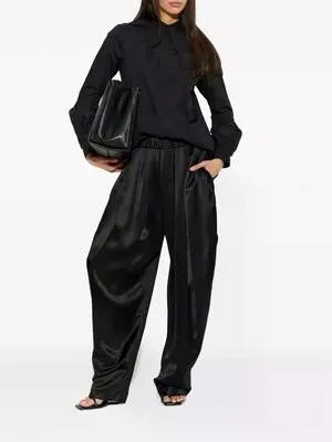 Noir Kei Ninomiya Pointed Collar Pleated Sleeve Shirt