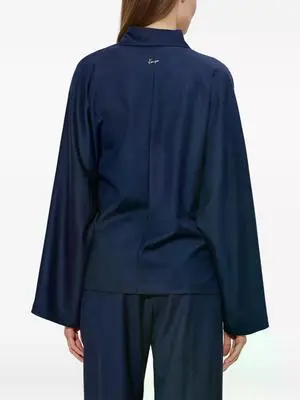 Kenzo Wool Kimono With Tie Fastening