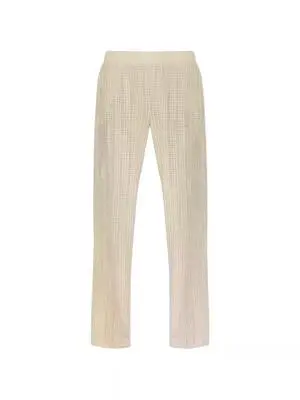 Hanro Off-white Waffle Knit Trousers - Neutrals