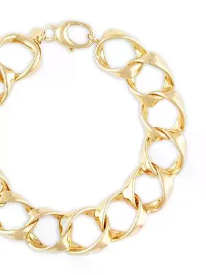 RASNA Golden Link Chain Necklace