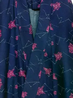 A.N.G.E.L.O. VINTAGE CULT Cotton Floral Print Wide Sleeve Kimono