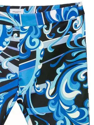 Emilio Pucci Abstract Print Trousers