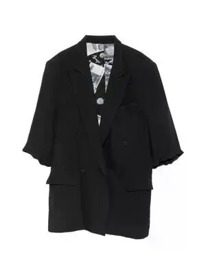 Moschino Double-breasted Blazer - Black