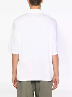 ROBERTO COLLINA Exposed-stitch Polo Shirt