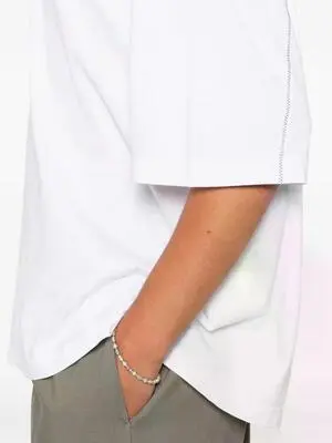 ROBERTO COLLINA Exposed-stitch Polo Shirt