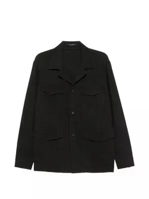 Tagliatore Brook Four-pocket Button-up Jacket - Black