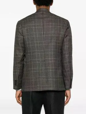 Tagliatore Double-breasted Check Blazer