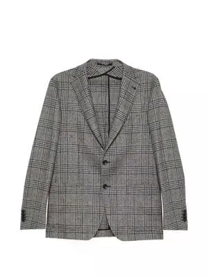 Tagliatore Prince Of Wales Check Blazer - Neutrals