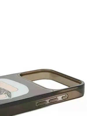 Karl Lagerfeld Glitter Graphic Iphone 17 Pro Case