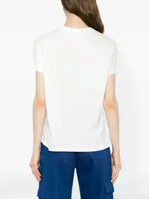 Mira Mikati Slub Embroidered T-shirt