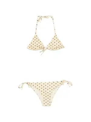 LAURA URBINATI Polka-dot Bikini - Neutrals