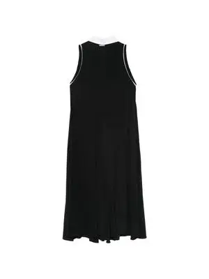 Iceberg Sleeveless Contrast-collar Dress