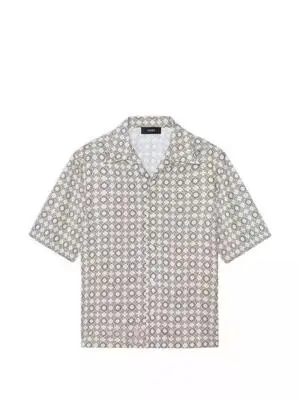 Amiri Ma Quad Camp Patterned Shirt - Neutrals