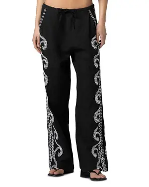 Women's Embroidered Pants