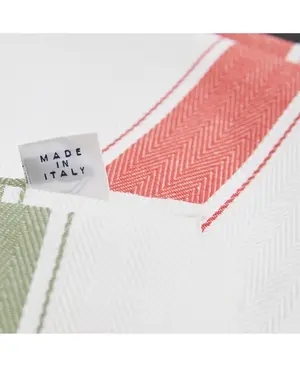 VERVE CULTURE Italian Kitchen Towel - Red