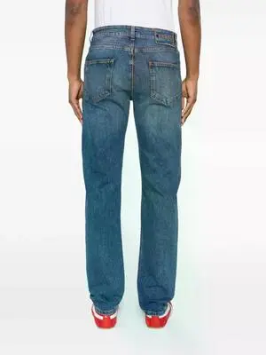Iceberg Faded Logo Patch Jeans