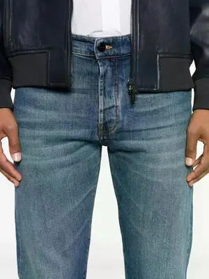 Iceberg Faded Logo Patch Jeans