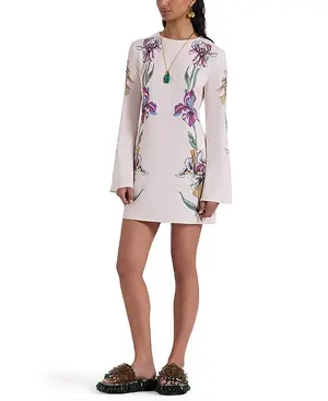 La DoubleJ Mini Dress With Floral Print