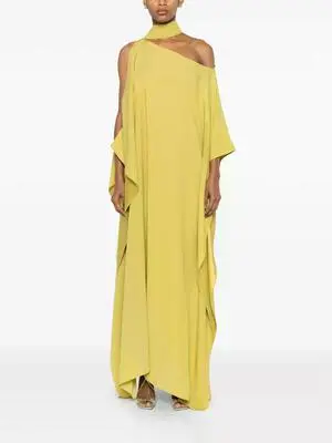 TALLER MARMO One-shoulder Draped Maxi Dress