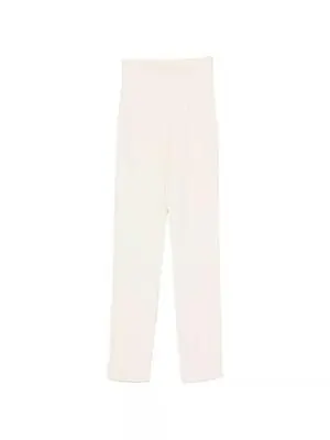 Alberta Ferretti High-waisted Slim-fit Trousers