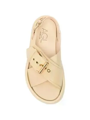 Agl Criss-cross Platform Sandals