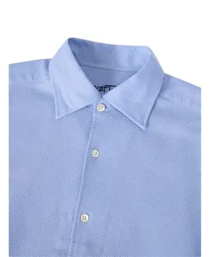 Robert Talbott Morgan Giro Inglese Shirt - Solid Blue