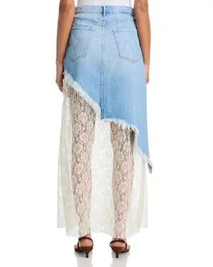 MOTHER The Peekaboo Maxi Skirt