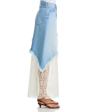 MOTHER The Peekaboo Maxi Skirt