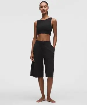 Lululemon Groove Mid-rise Relaxed Bermuda Short - Black