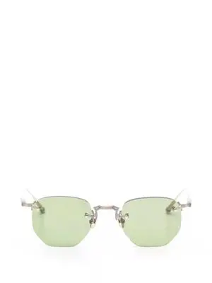 Matsuda Rimless Geometric Sunglasses - Gold