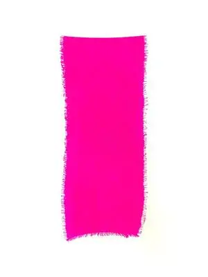 MOULETA Frayed-edge Scarf - Pink