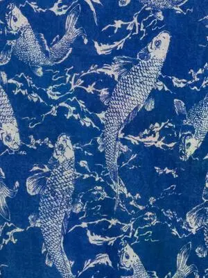 MOULETA Fish-print Scarf