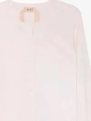 N°21 Logo Embroidered Button-up Cardigan