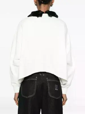N°21 Faux-fur Collar Sweater