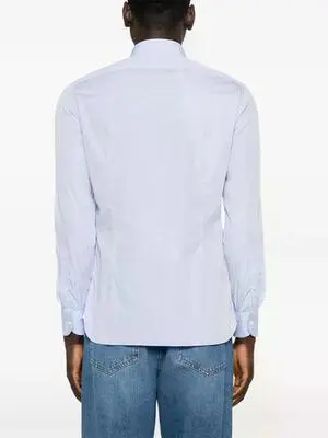 TRUZZI Spread-collar Button-up Shirt
