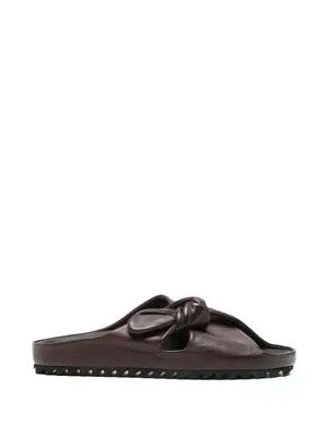 Officine Creative Pelagie Knotted Leather Mules