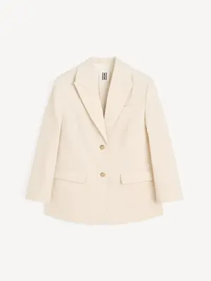 BY MALENE BIRGER Adele Single-breasted Blazer - Soft White