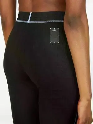 Alexander McQueen Flared Trousers With Topstitching