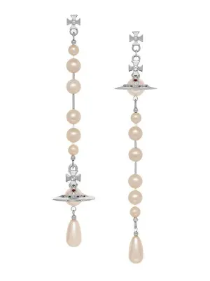VIVIENNE WESTWOOD Vivienne Westwood "Broken Pearl" Drop Earrings