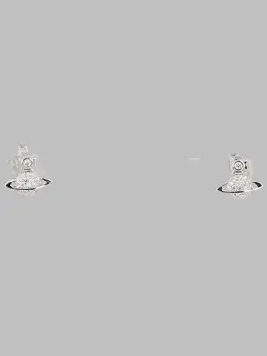 VIVIENNE WESTWOOD Tamia" Orb Earrings With Crystal Embellishments