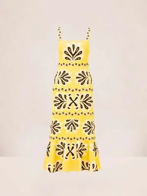 Alexis Sirena Sleeveless Printed Midi Dress - Sunlit Bloom