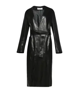 Nour Hammour Ruelle Leather Jacket - Black
