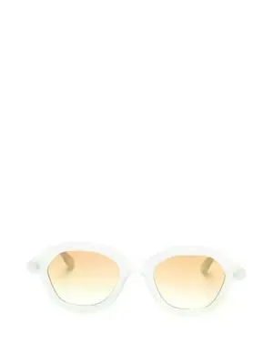 PALOCERAS Geometric Frame Sunglasses - Green